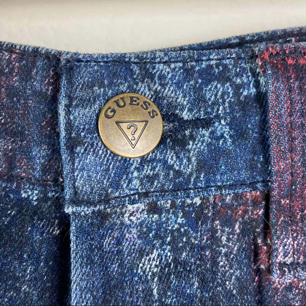 Guess Jeans Vintage 1981 American Flag Denim Short - Gem